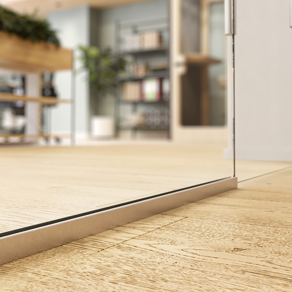 Heavy Glass "U" Channel - IGT Glass Hardware